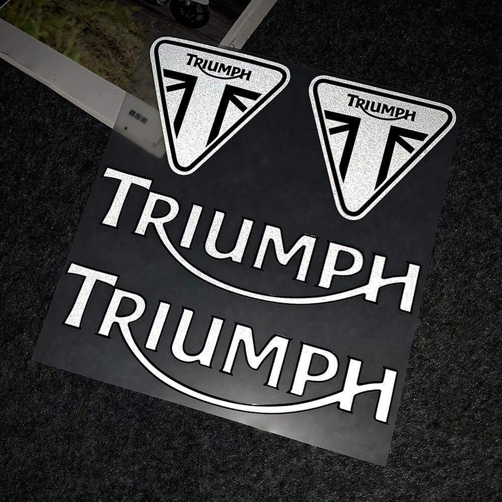 Bobber motorcycle fuel tank sticker TIGER SPORT 850 900GT 765 TRIDENT ...