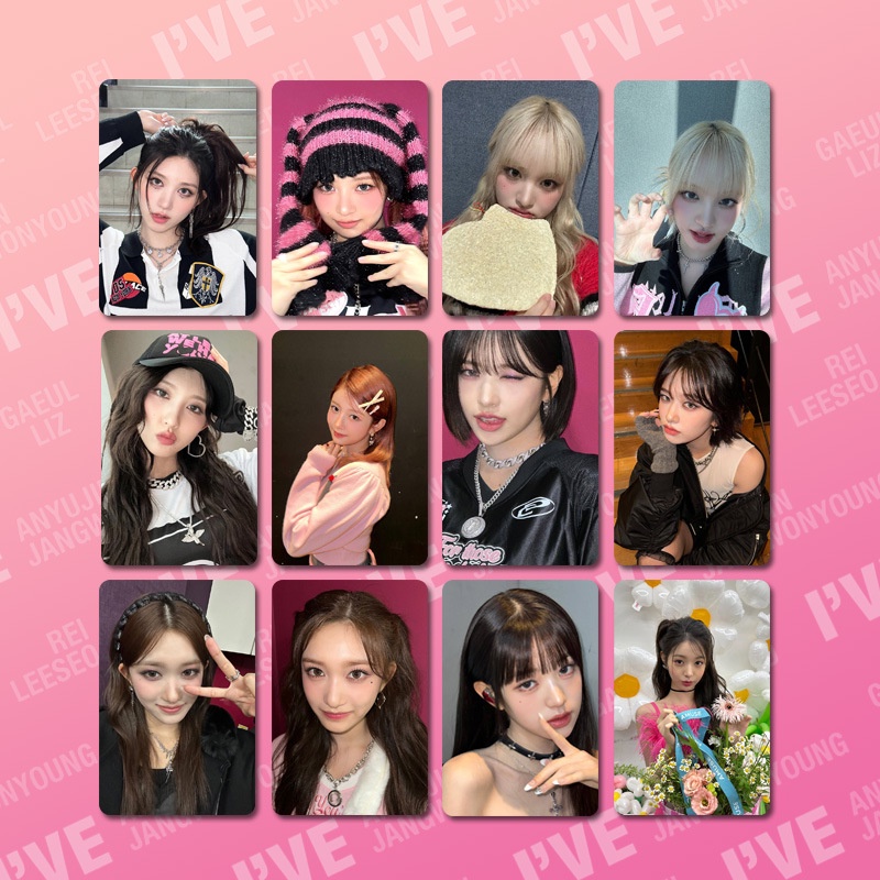 6-12pcs/set IVE New Album Baddie Photocards I'VE MINE SW BEATROAD Lomo ...