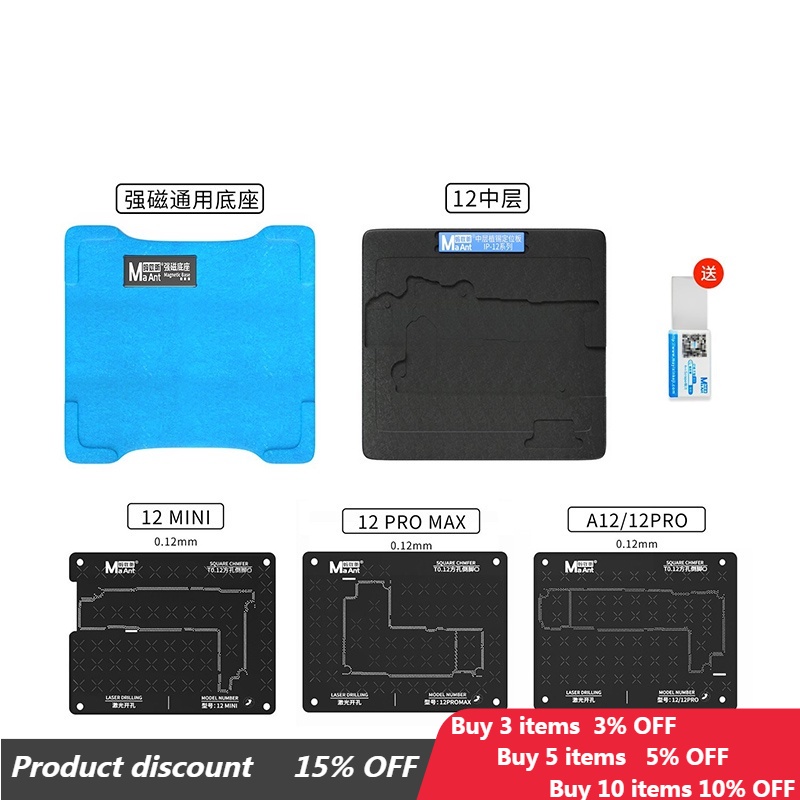 Original New MaAnt Motherboard Middle Frame BGA Reballing Stencil ...