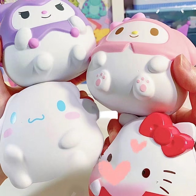 Cinnamoroll Jumbo Squishy Kawaii Kuromi Melody Squishies Slow Rising ...