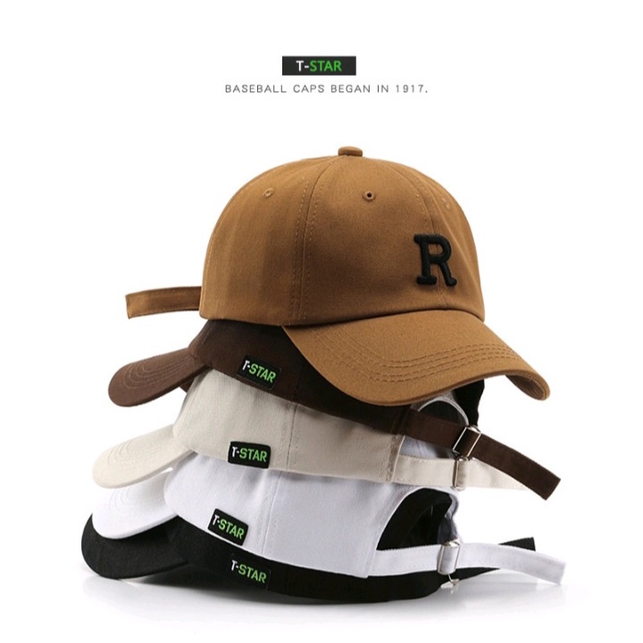 R Logo Hats 2023 Cool Distro Men's Hats Casual Adult Men's R Logo ...