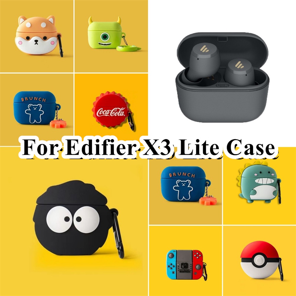 【Future star】For Edifier X3 Lite Case Couple Cute cartoon Soft Silicone ...