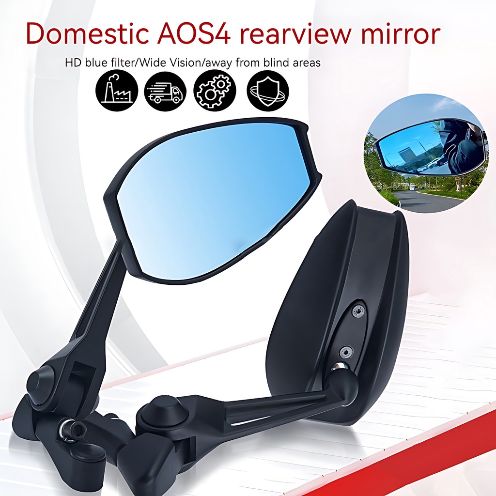 Universal Motorcycle Side Mirror Street King Anti-glare Street King ...