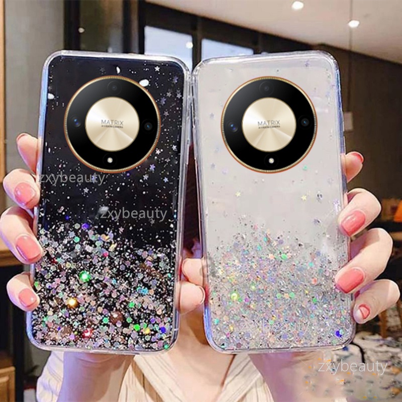 Casing For Honor X9B 5G 2023 X9A Phone Case Soft Silicone Bling Glitter ...