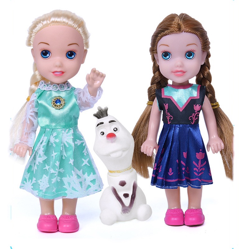 Frozen Princess Snow Queen Elsa Anna Doll DIY Joint Movable Model ...