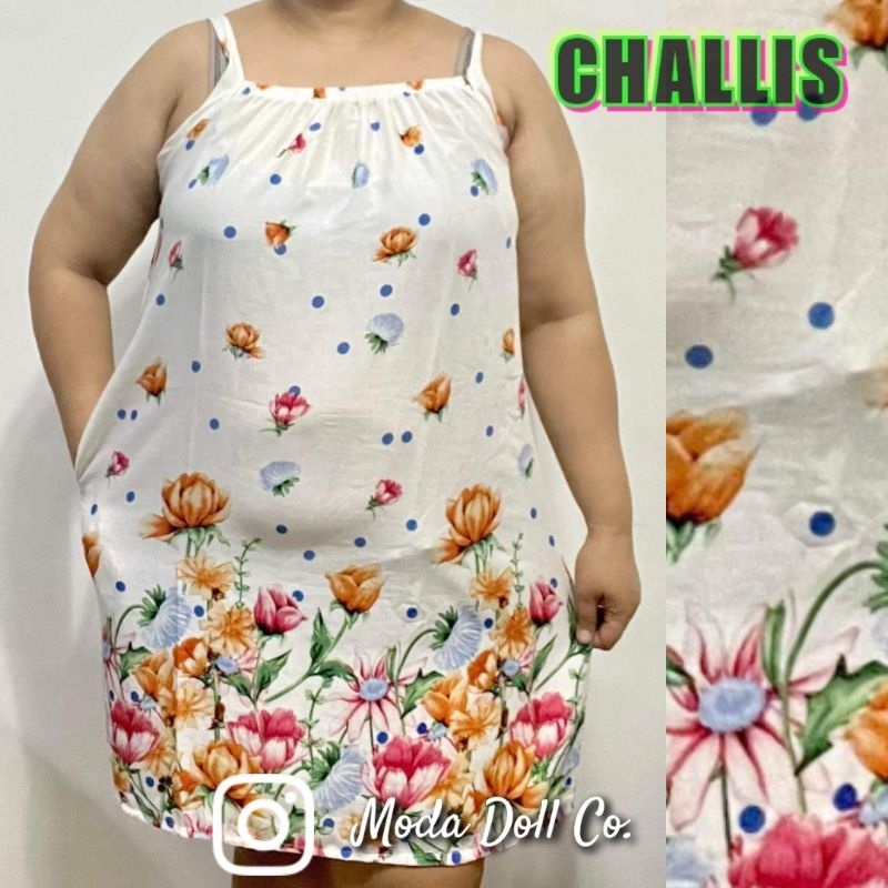 ♞3XL Garter Duster w/ Side Pocket | Cotton Spandex/ Challis | PLUS SIZE - Up To 3XL | Taytay ...