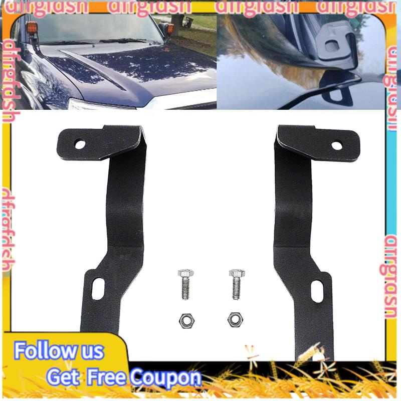 【D&F】Front Hood LED Light Mounting Bracket Hood Ditch Lamp Brackets Kit ...
