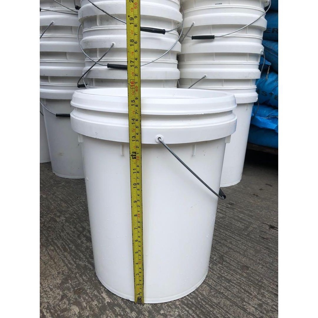 Extreme 20L White Pail with Cover and Handle | Shopee Philippines
