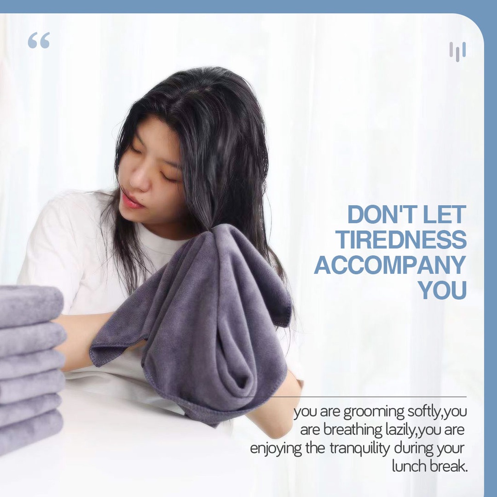 Gray Water Absorb Towel Microfiber Fabric 40x80 cm/ 35x 75cm for Salon ...