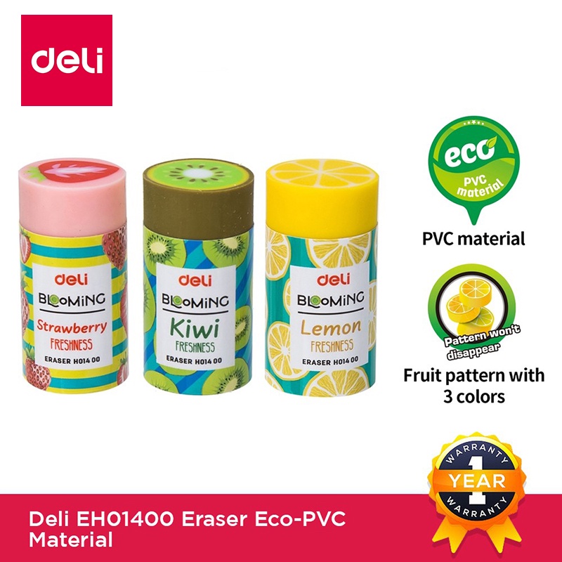 Deli Eraser Pencil Eraser for Kids Student Stationery School Supplies ...