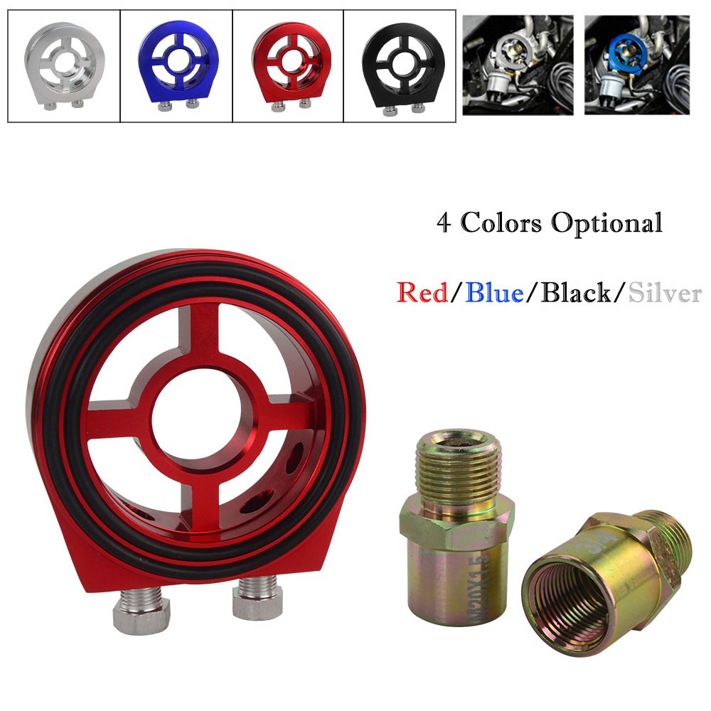 High-Performance Aluminum Oil Filter Sandwich Plate Adapter with Dual O ...