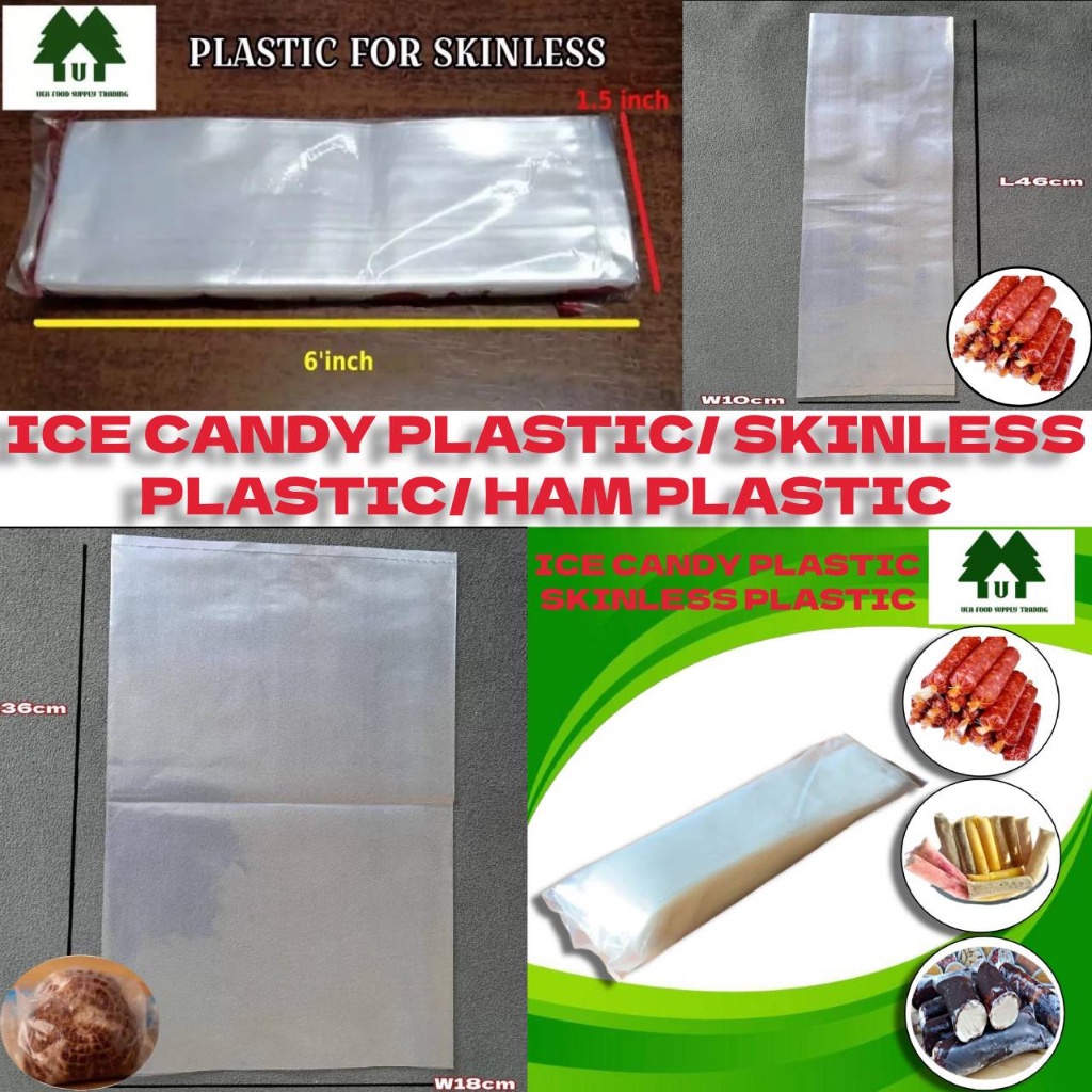 Skinless Plastic Casing/ CLEAR PP PLASTIC BAG HAM/ Ice Candy Plastic ...