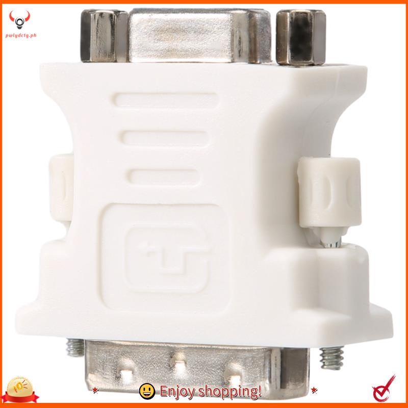 DVI male adapter (DVI - D 24 1) to female VGA (15-pin) | Shopee Philippines