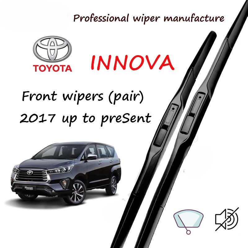 Hybrid Toyota INNOVA Wiper Blade 16+26 Set/Pair Front JAPAN Quality for ...