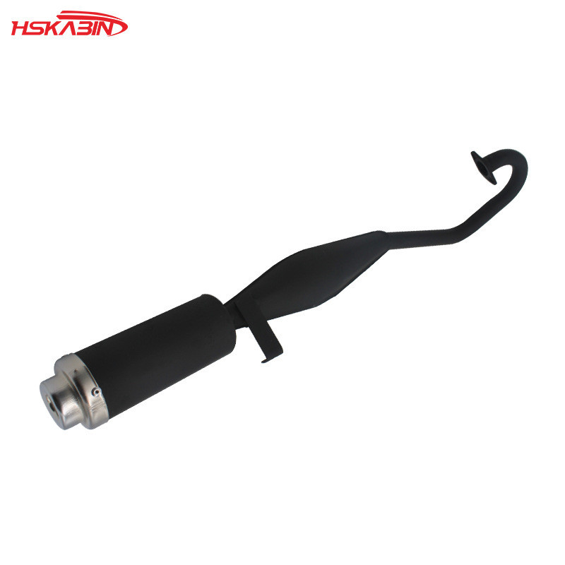 49CC Mini Scooter Exhaust Pipe Two-Stroke Mini Motorcycle Exhaust Pipe ...