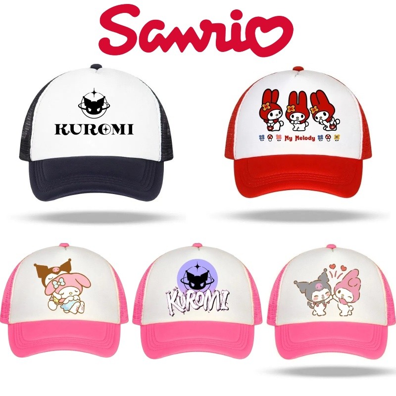 Sanrio series cartoon printed baseball cap My Melody Kuromi breathable ...