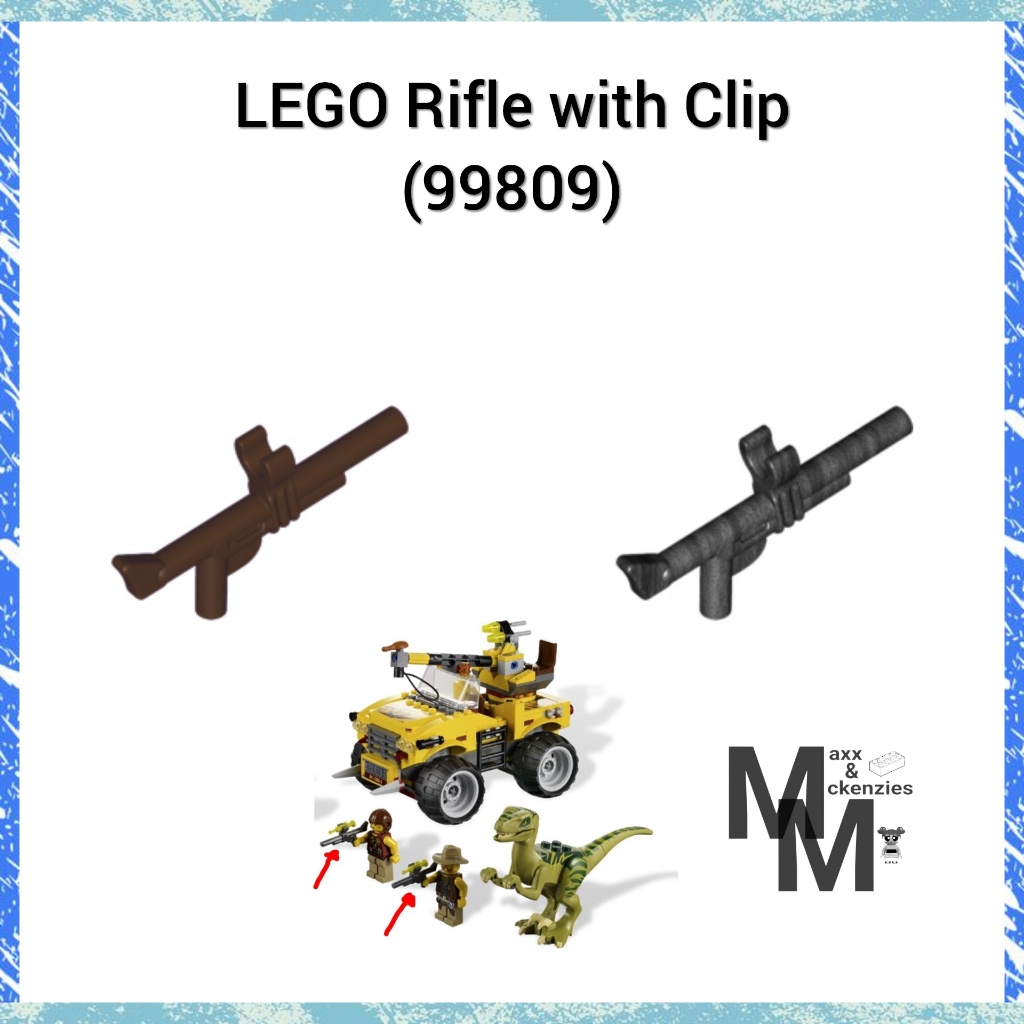 Gun, Rifle with Clip / Tranquilizer (99809) LEGO Minifigure Weapon ...