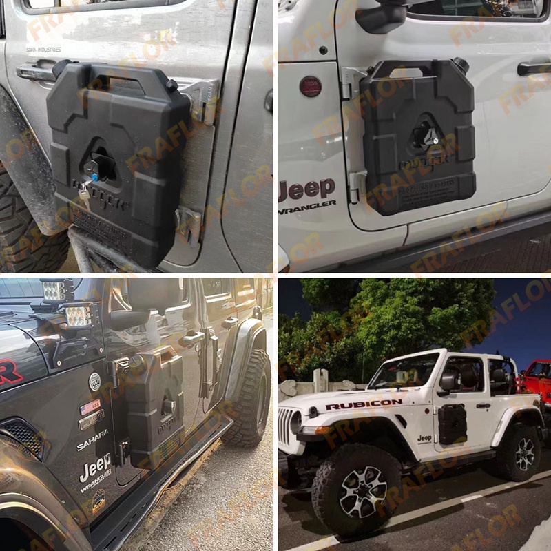 10L Car Motorcycle Jerrycan With Lock Spare Fuel Gas 2 Gallons Water ...