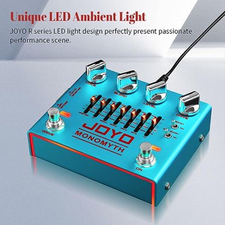 JOYO R-26 MONOMYTH Bass Preamp Effect Pedal Overdrive Channel with 6 ...