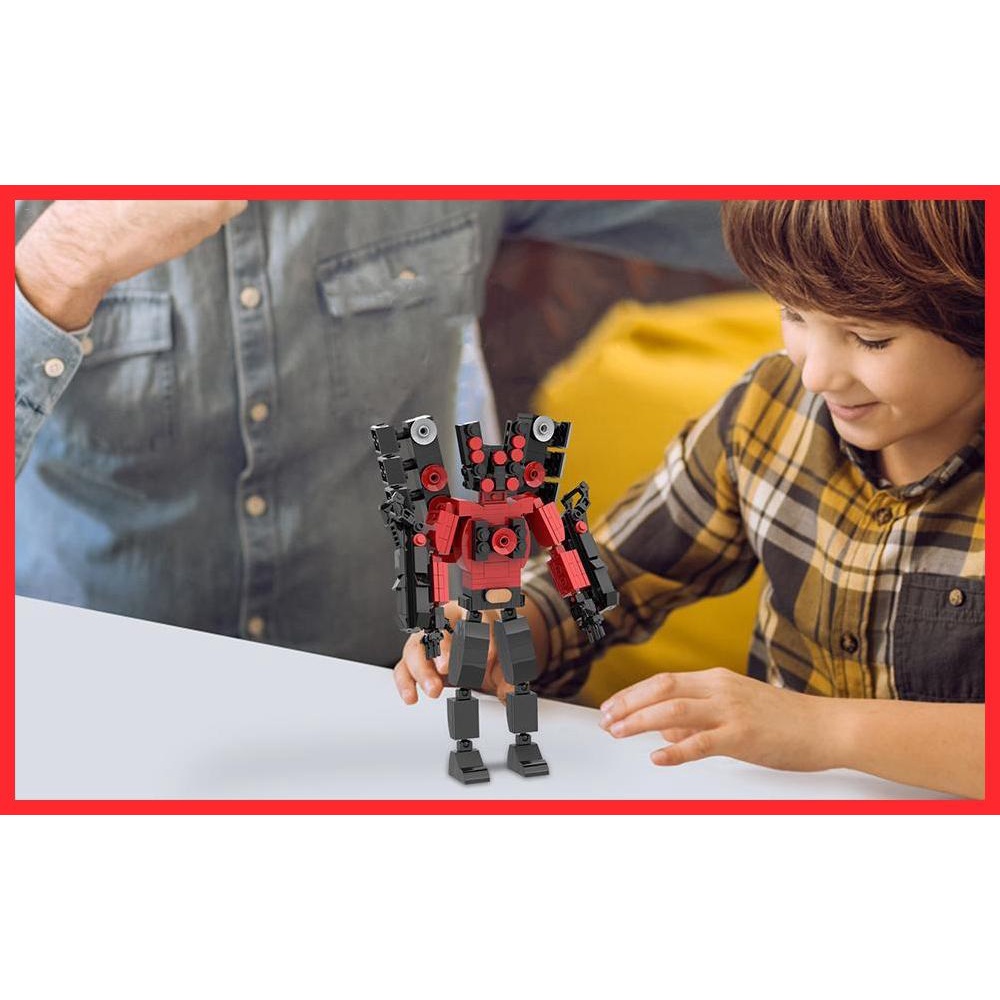 Toilet Game Titan Monitor Man Figure Creative Bricks TV Man Vs Monitor ...