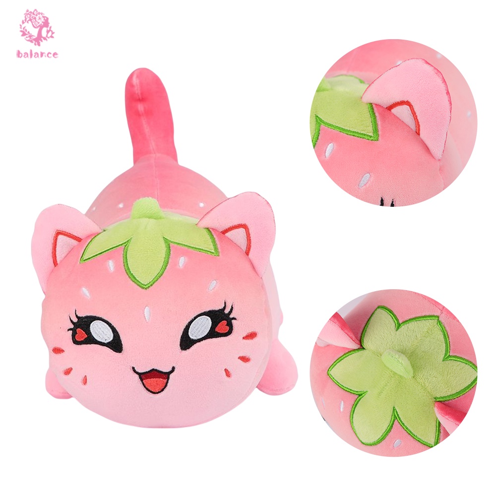 Aphmau Ice Cream Strawberry Cat Doll Soft and Comfortable Fabic ...