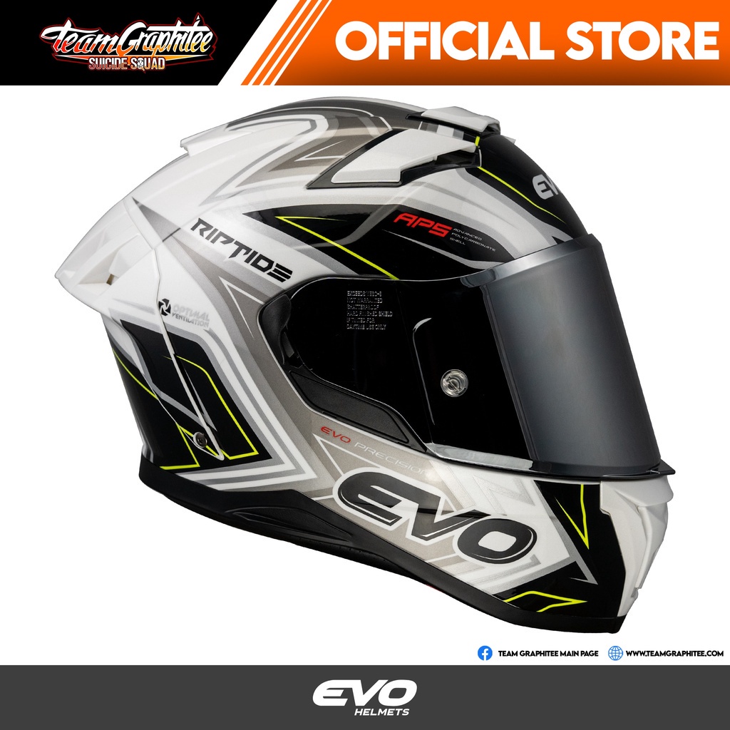 EVO HELMETS XT300 RIPTIDE (DUAL VISOR) LENS MAY VARY) | Shopee Philippines