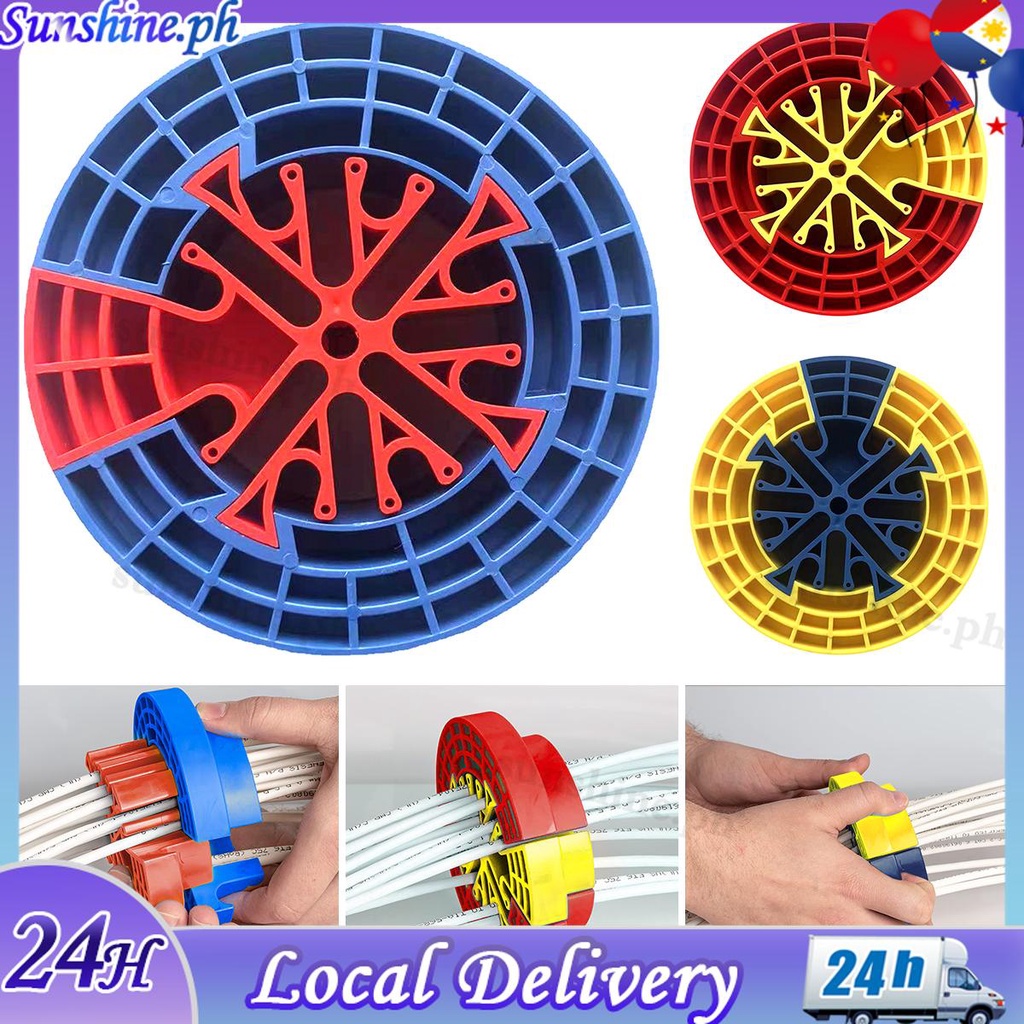 Plastic Cable Comb Tool Durable Cable Organizing Tool Kit Colorful Wire ...