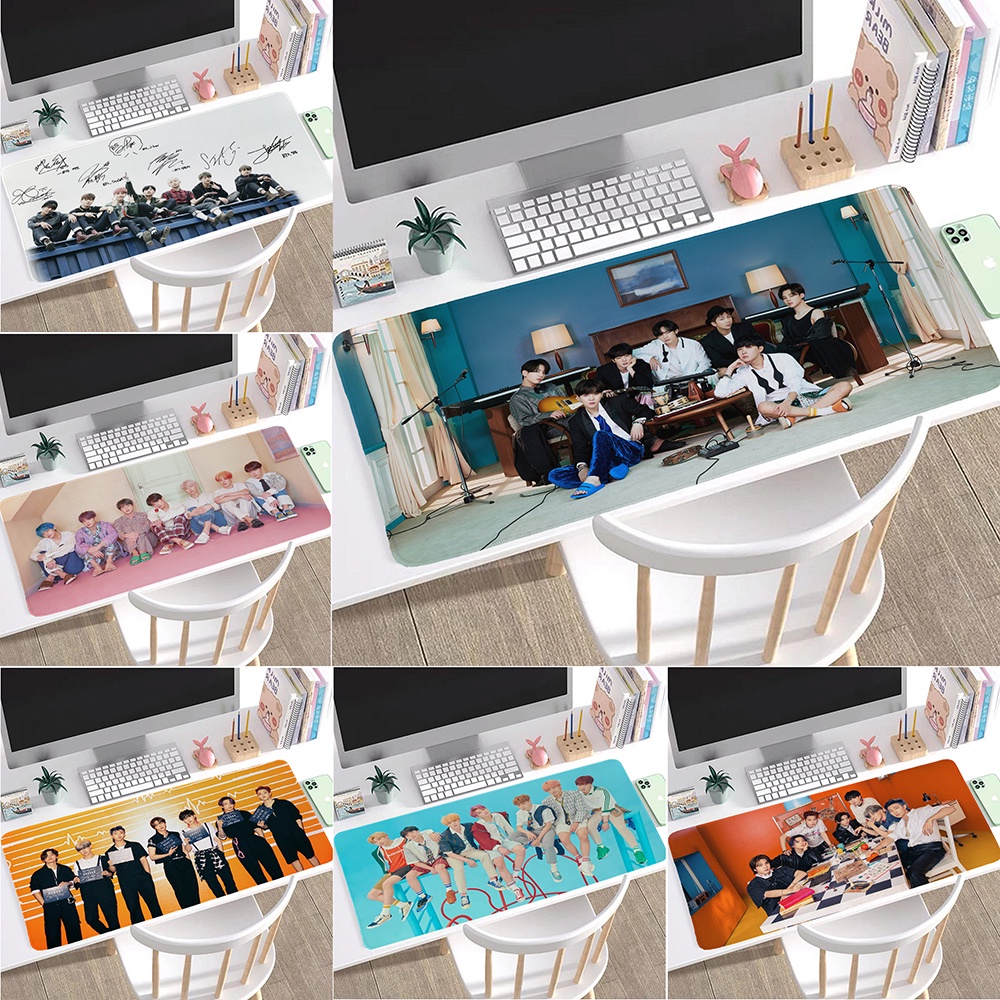 Bangtan Boys Mouse Pad Korean Top Boy Group BTS Large Shortcut Mouse ...