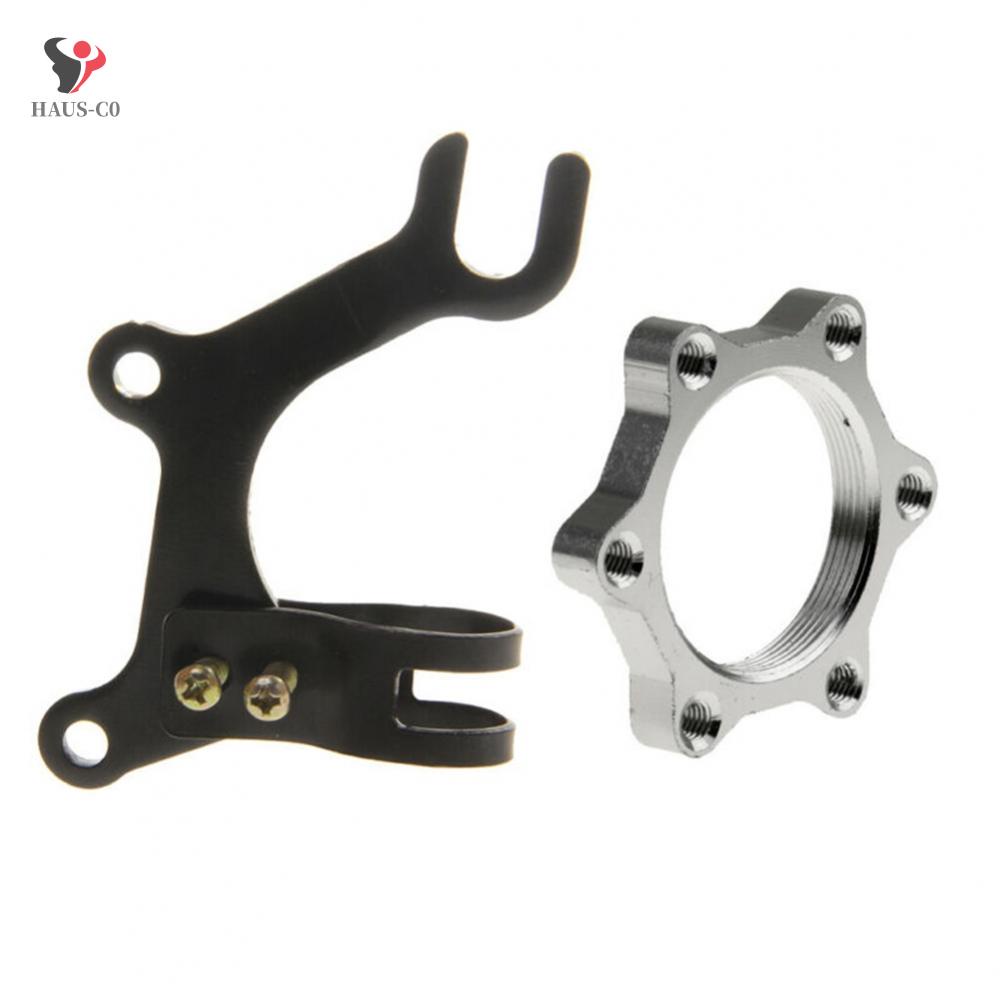 Bike Frame Conversion Kit Bicycle Disc Brake Flange-Nut Adaptor Bracket ...