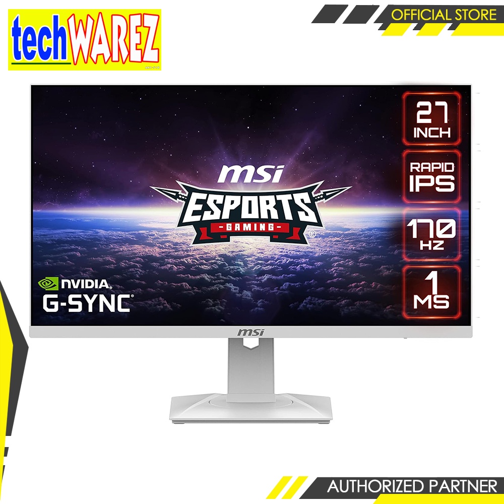MSI G274QRFW Monitor - 27-inch Gaming QHD 1440p Rapid IPS 1ms 170Hz G ...