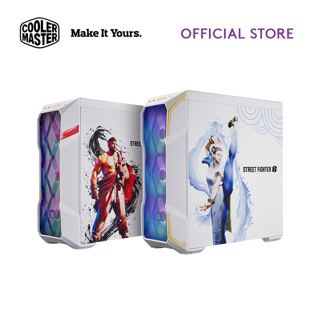 Cooler Master MasterBox TD500 Mesh V2 Ryu & Chun-Li Street Fighter 6 ...