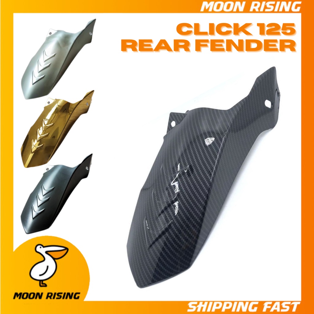 MOTORCYCLE PARTS CLICK125 REAR FENDER | Shopee Philippines