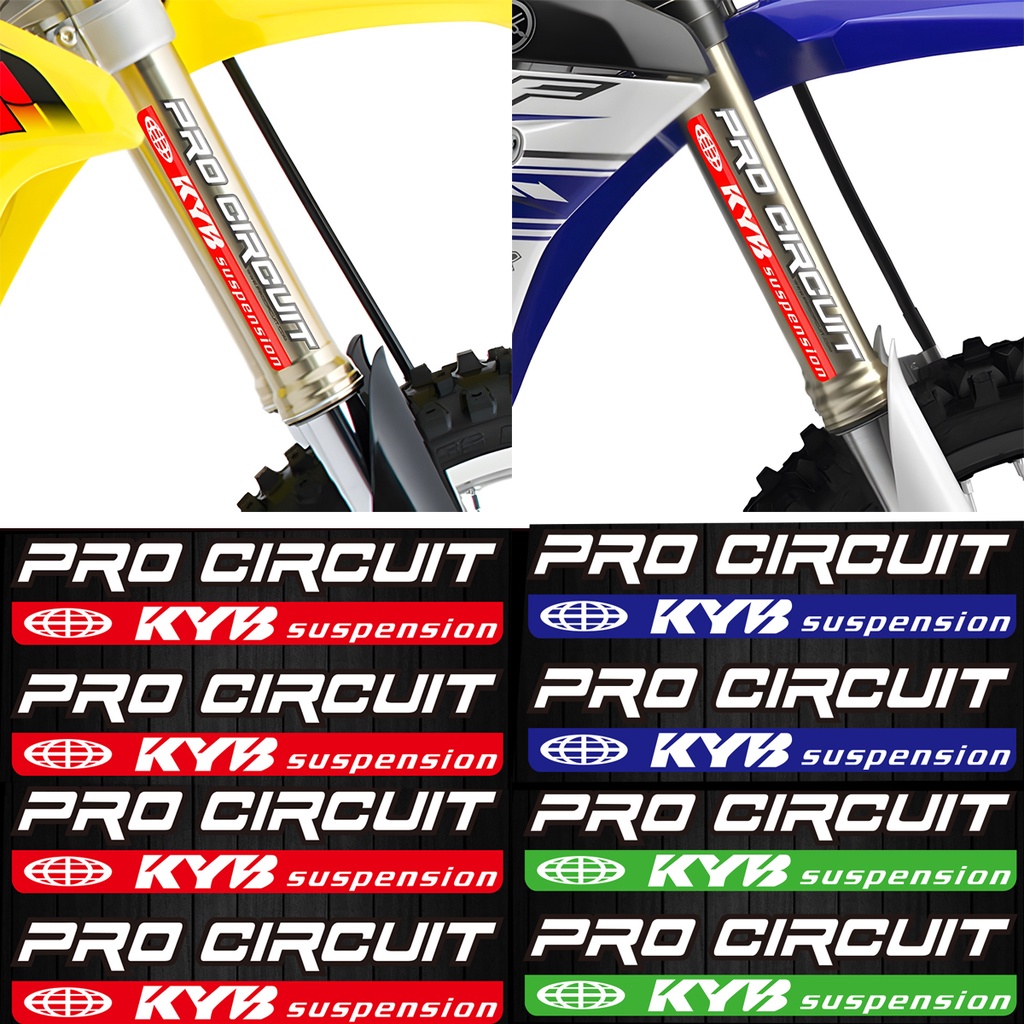 KYB Racing Reflective Sticker Reflective Waterproof Suspension Shock ...