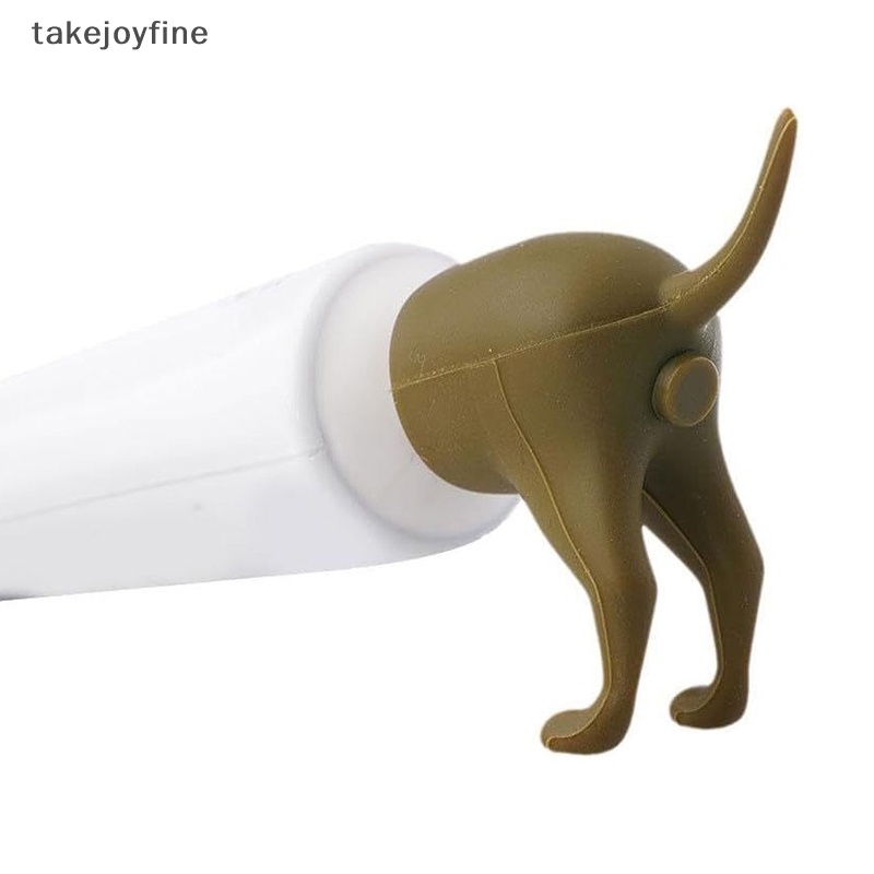 TFPH Pooping Dog Butt Toothpaste Topper Pooping Toothpaste Cap Vomit ...