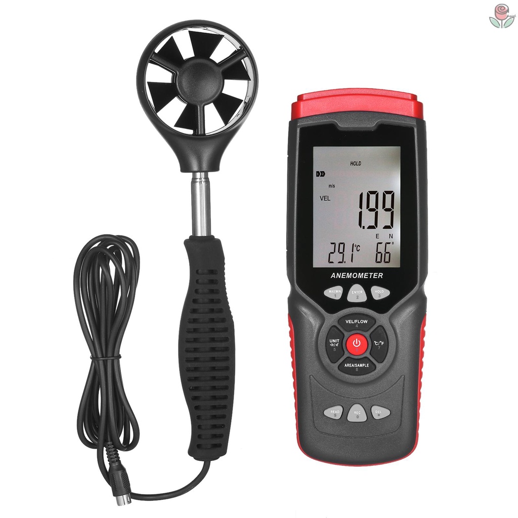 Compact Handheld Anemometer - Measure Wind Speed and Temperature with ...
