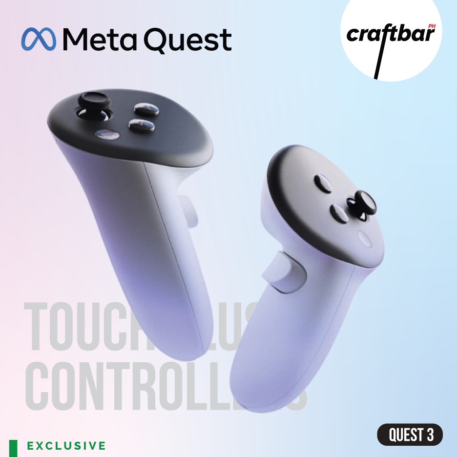 Meta Quest Touch Plus Controllers | craftbarPH | Shopee Philippines