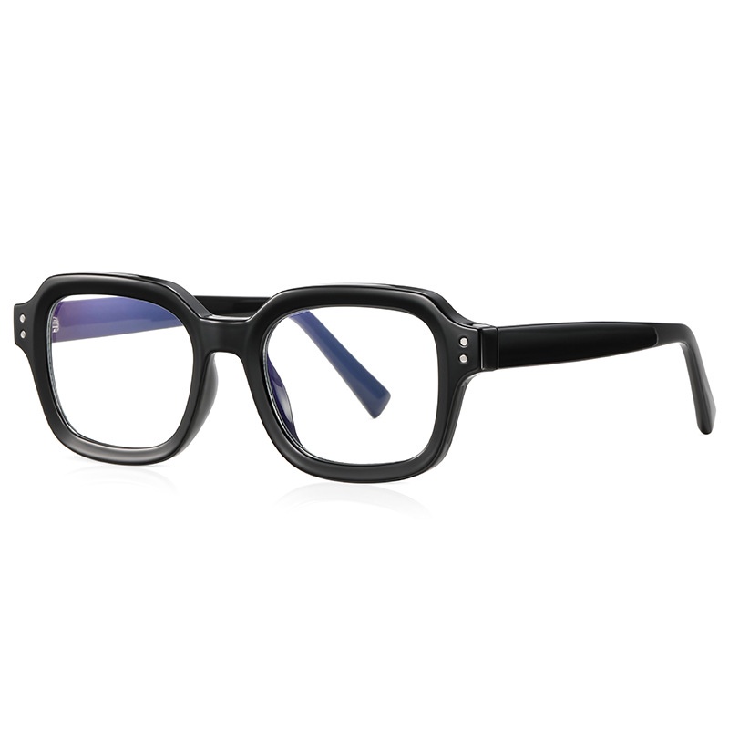 (JIUERBA) New Fashion Design Teal Square Frame Eyeglasses for Men TR90 ...