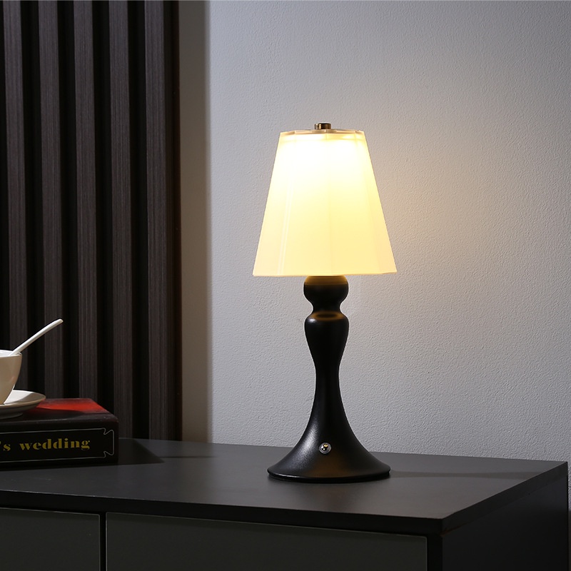 Led Charging USB Hardware Table Lamp Creative Retro Bedside Lamp ...