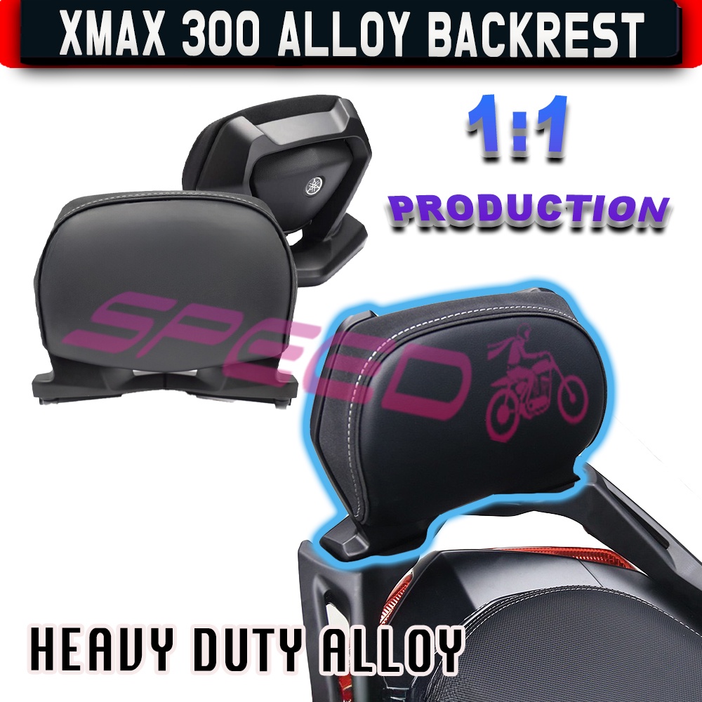 YAMAHA XMAX 300 Heavy Duty Alloy Rear Backrest With Thick Cotton ...