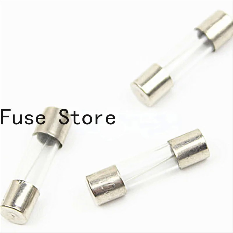 10PCs high quality glass fuse 5*20 f6al250v 6A 250V fast melting pin ...