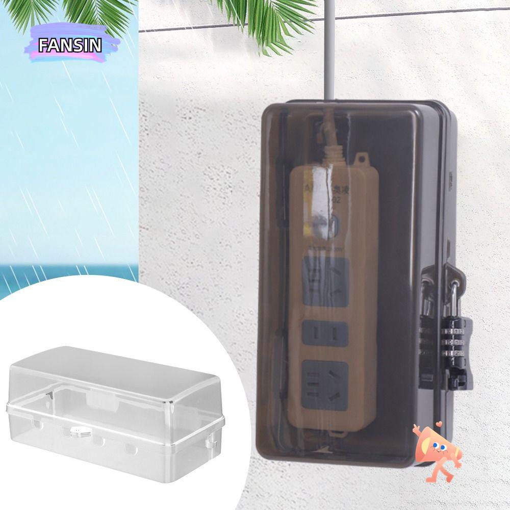 FANSIN Plug Box, Plastic Anti-theft Extension Lead Cover, Durable ...