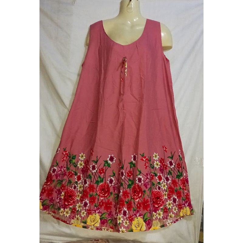 2XL Bangkok Challis Daster Dress XXL - Pantulog Pambahay Duster Plus ...