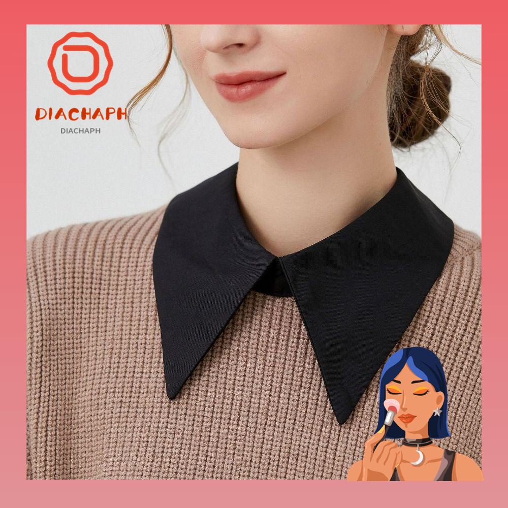 DIACHAPH Fake Collars, Korean Removable Detachable Collars, Fashion ...