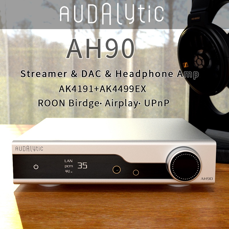 Gustard Audalytic AH90 Streamer DAC Headphone Amp AK4191+AK4499 Audio ...