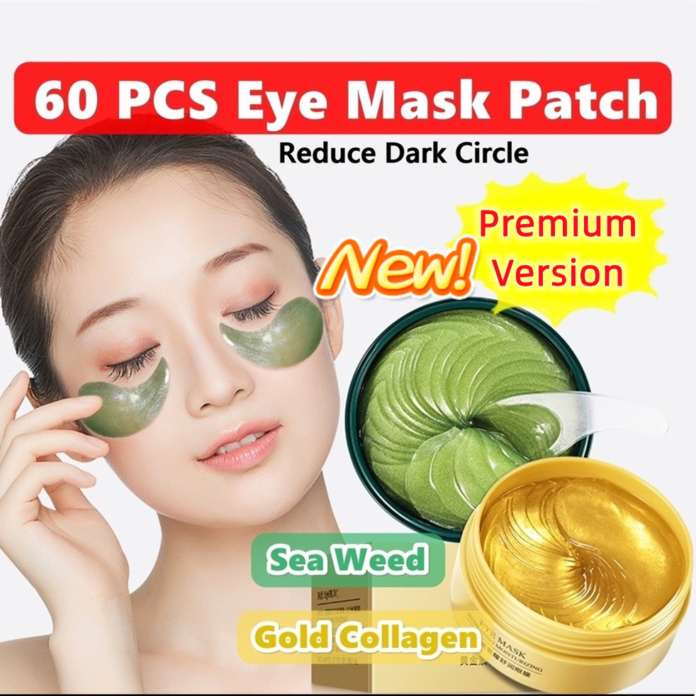 60pcs Collagen Eye Mask Gel Eyes Patches Moisturizing Hyaluronic Acid ...