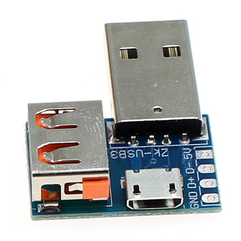 USB male to female to Micro USB to connector 4P 2.54mm adapter module ...
