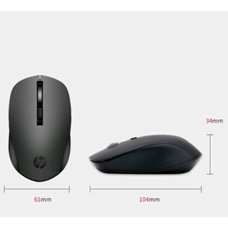 HP S1000 PLUS WIRELESS 2.4GHZ 800-1600 ADJUSTABLE DPI SILENT MUTE MOUSE ...