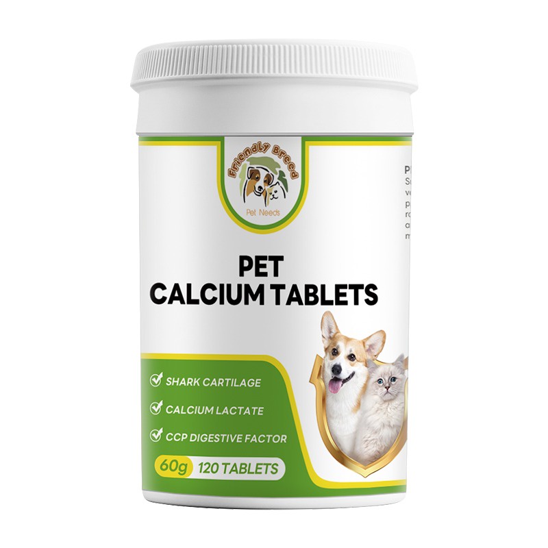 120pcs 11-in-1 Pet Multivitamin for Dog and Cat Probiotic Tablets ...