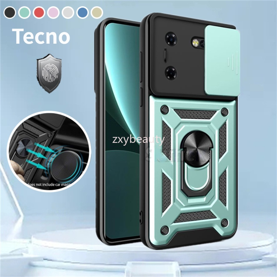 Tecno Pova 5 4G 2023 5G Neo 4Pro Case Armor With Magnetic Ring Holder ...
