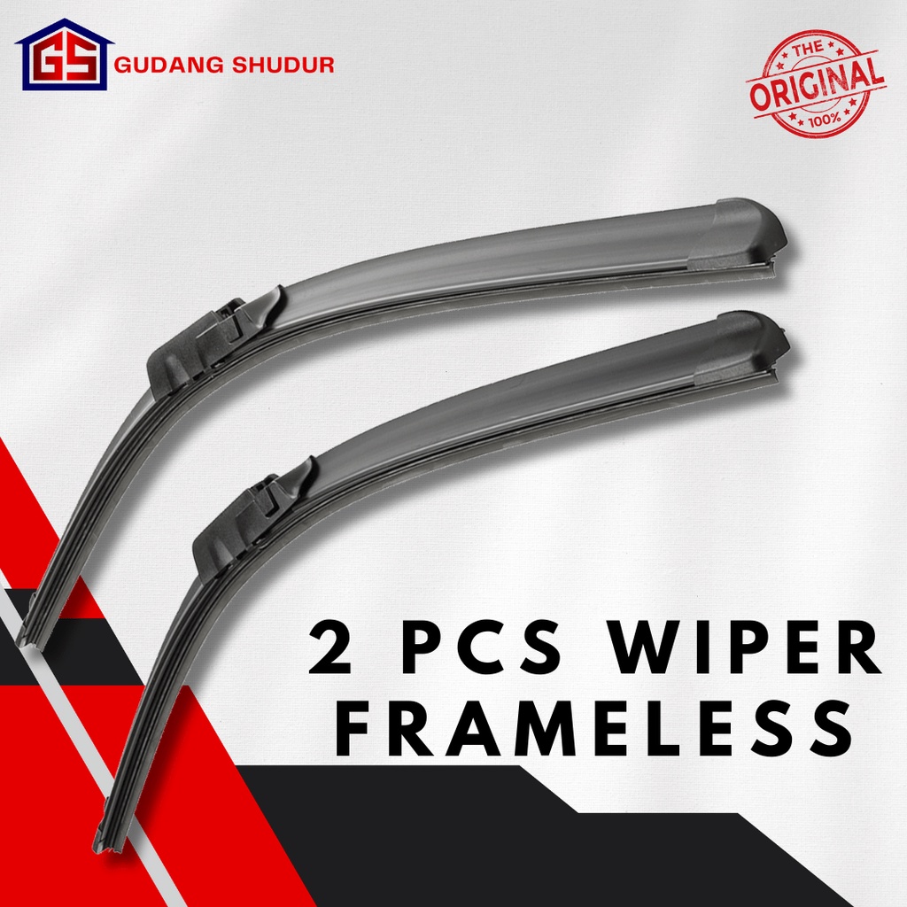 Daihatsu Charade Winner Frameless Wiper 1 Set Left and Right Banana ...